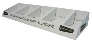 Custom Cardboard Inline Displays for Counters and Shelves