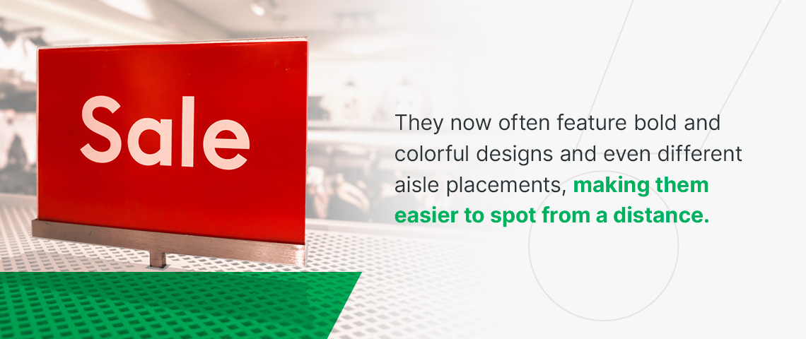 Store Aisle Signs Over the Years | Creative Displays Now