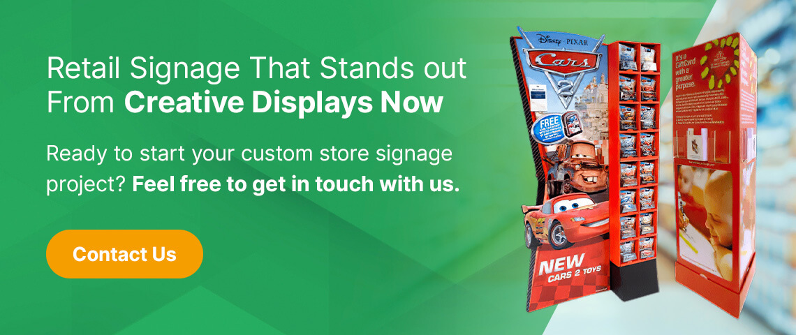 Store Aisle Signs Over the Years | Creative Displays Now