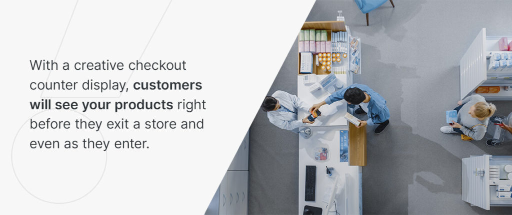 How to Optimize Checkout Counter Space Using Displays | CDN