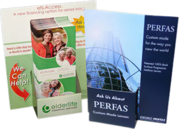 Custom Cardboard Brochure Holders | Creative Displays Now