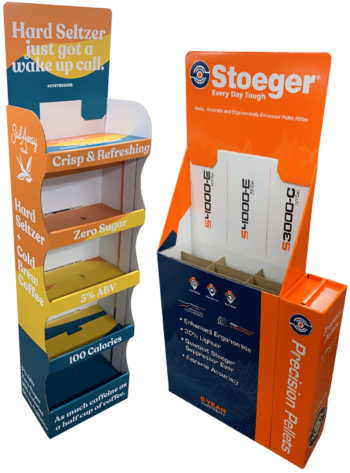 Order Custom Cardboard Floor Displays | Free Quote Available