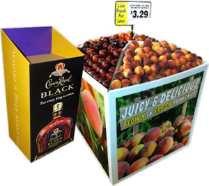 Cardboard Grocery Store Displays | Creative Displays Now