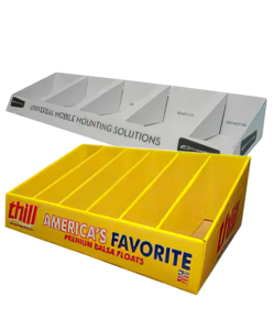 Custom Cardboard Inline Displays for Counters and Shelves