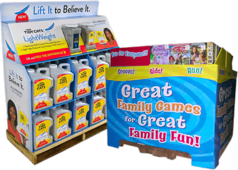 Corrugated Retail Pallet Displays | Creative Displays Now