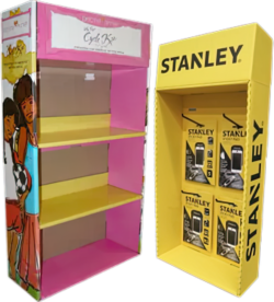 Custom Power Wing Sidekick Displays | Creative Displays Now